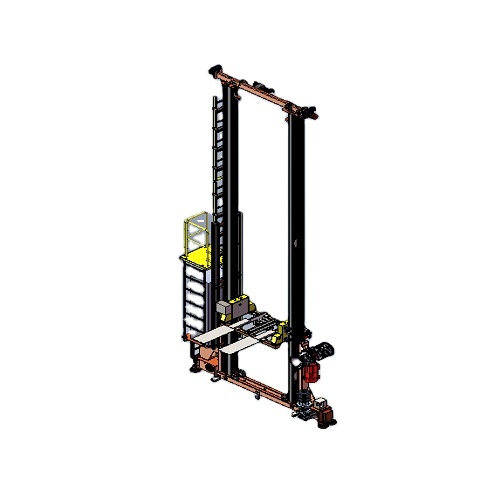 Rail Single Double Column Miniload Stacker Crane ASRS Automatic Box ...